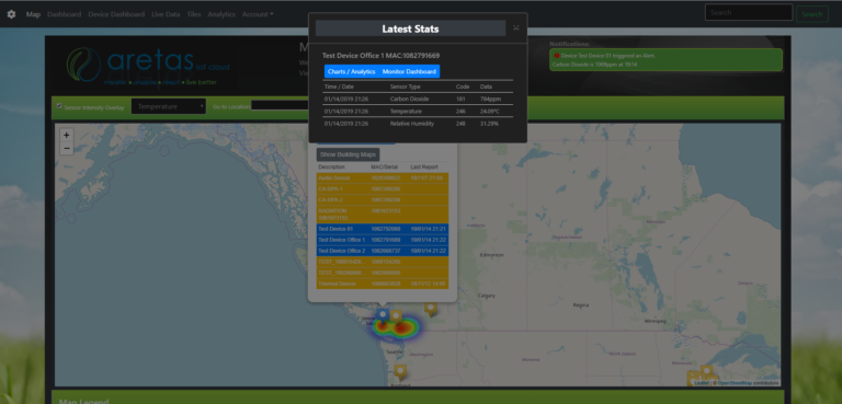 Aretas Cloud RTLS and Location Based Analytics Preview – Aretas Sensor ... Aretas Cloud RTLS and Location Based Analytics Preview – Aretas Sensor ...